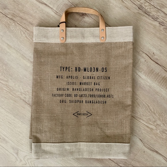 Frame Denim | Bags | Apolis Frame Greenwich Ct Canvas Leather Tote Nwt ...